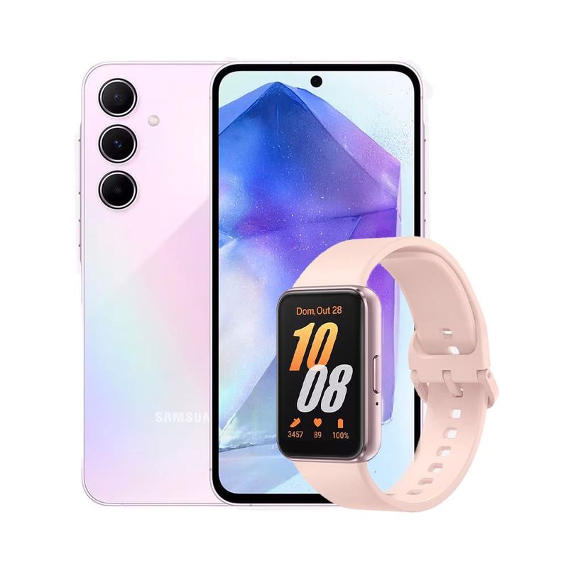 Smartphone Samsung Galaxy A55 5G Rosa 256GB, 8GB RAM, Câmera Tripla ...