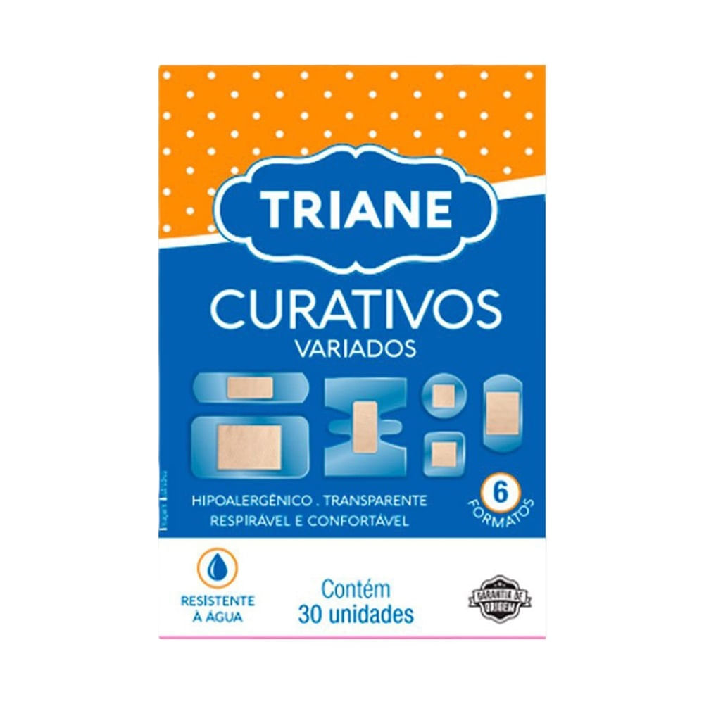 Curativo Triane 6 formatos diferentes 30 Unidades - Bandshop