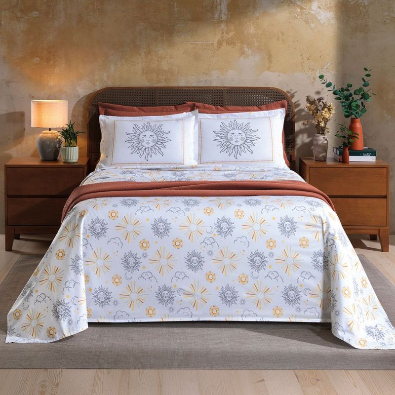 Jogo de Cama Queen Döhler Astro Rei 180 fios - Bandshop